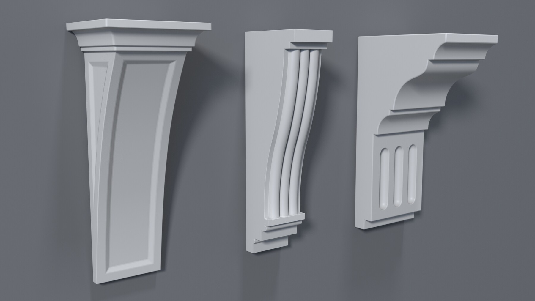 ArtStation - Corbels Collection -1 - 25 pieces | Resources