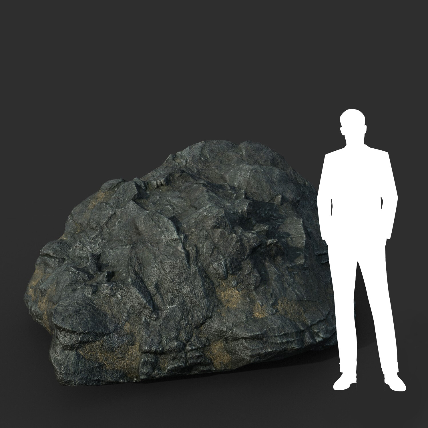 ArtStation - Low poly Black Beach Rock Collection 2 210210 | Game Assets