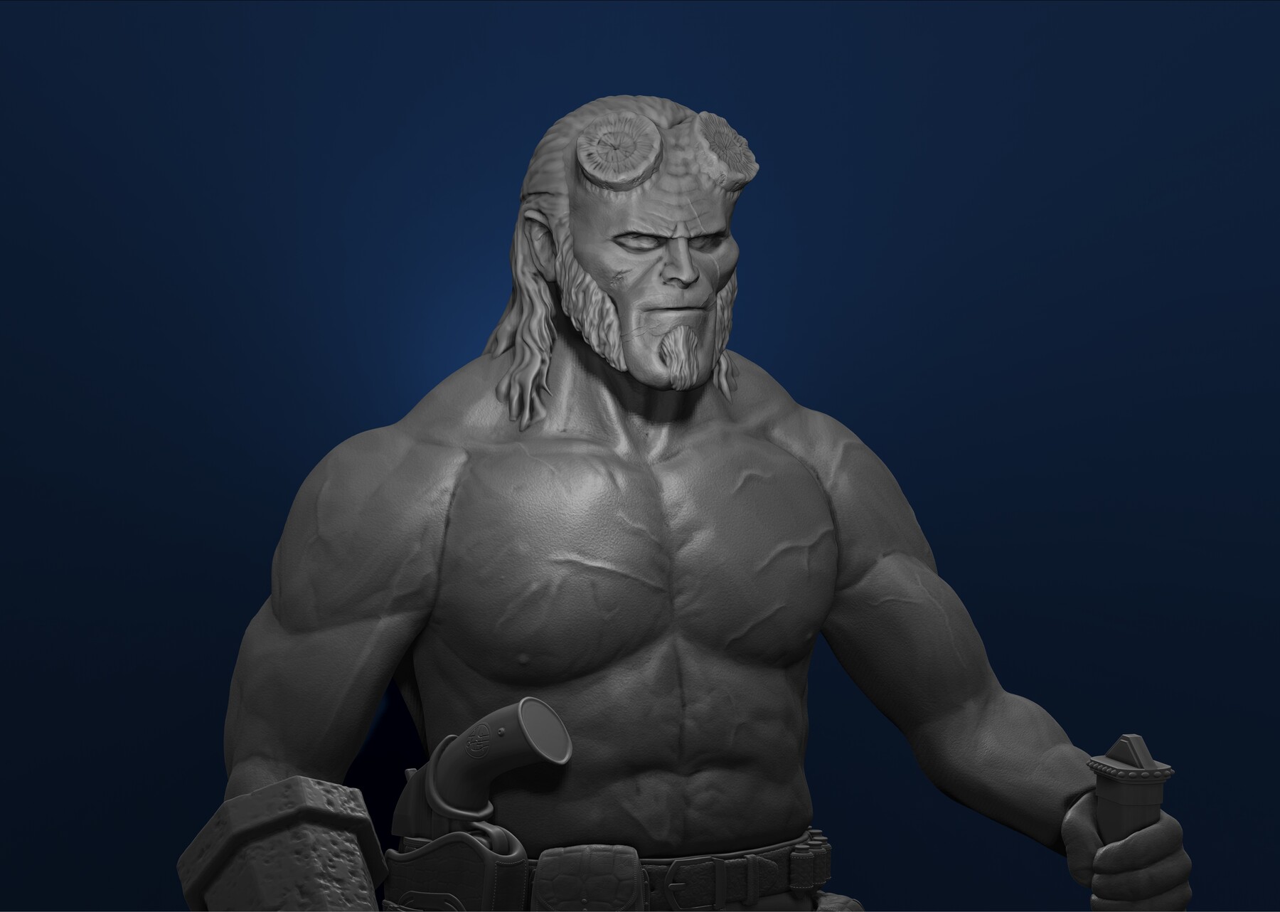 ArtStation - Hellboy DC Comics Action Figures Marvel Model Printing ...