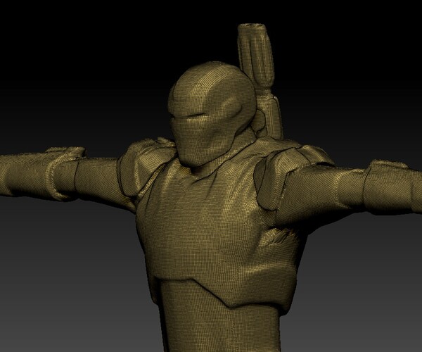 ArtStation - Statue War Machine | Game Assets