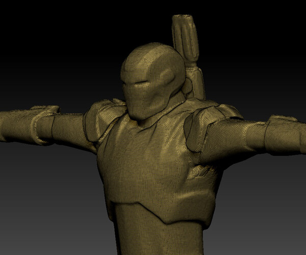 ArtStation - Statue War Machine | Game Assets