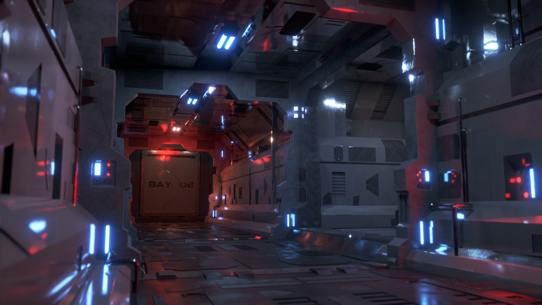 ArtStation - Dark Sci-Fi Corridor | Resources