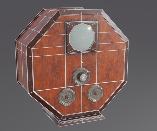 ArtStation - 1928 Octagon Television | Game Assets