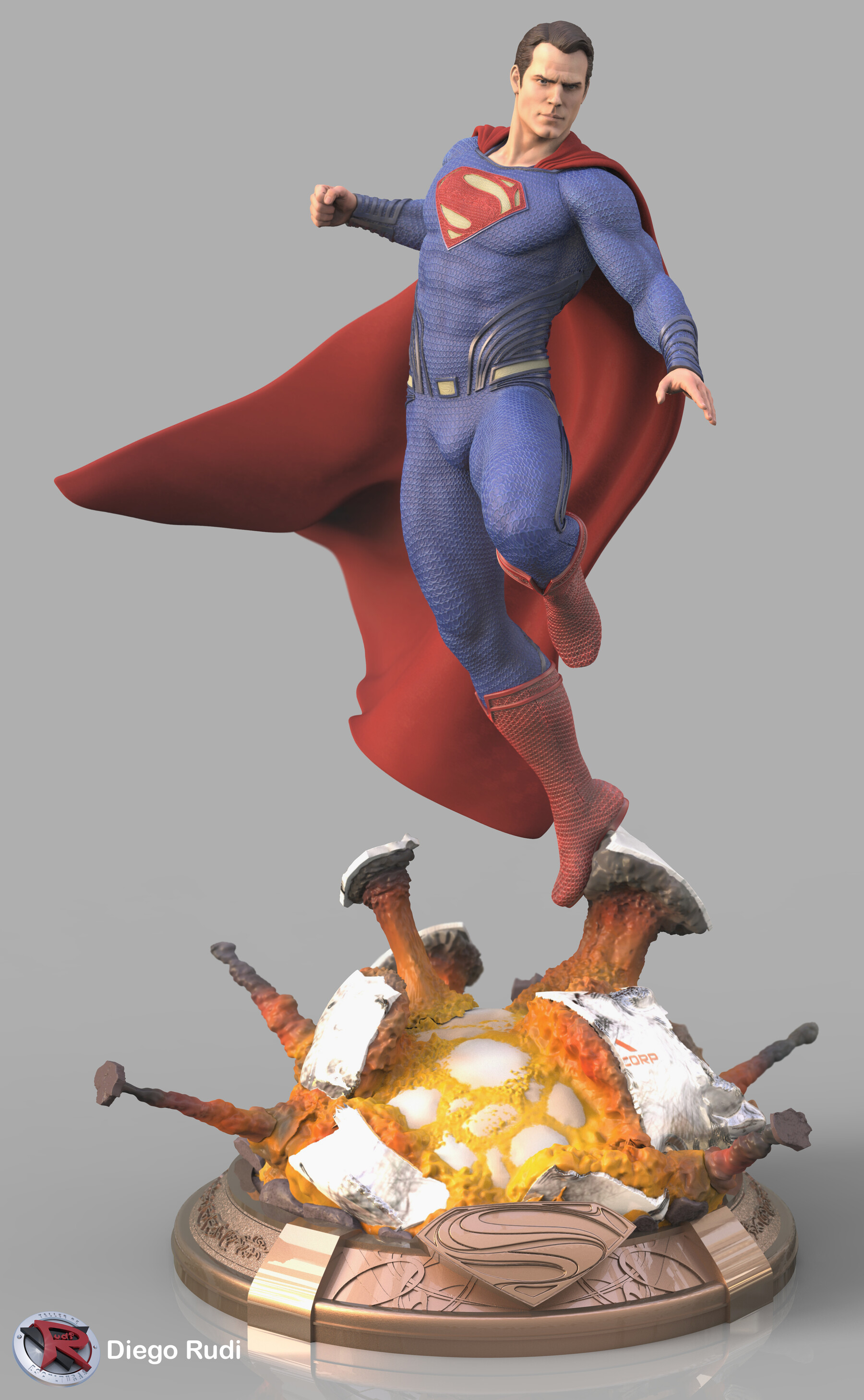 ArtStation - Superman STL | Resources