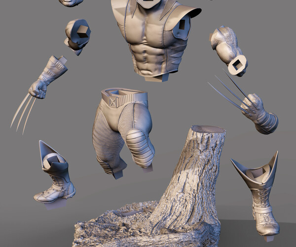 ArtStation - Wolverine STL | Resources