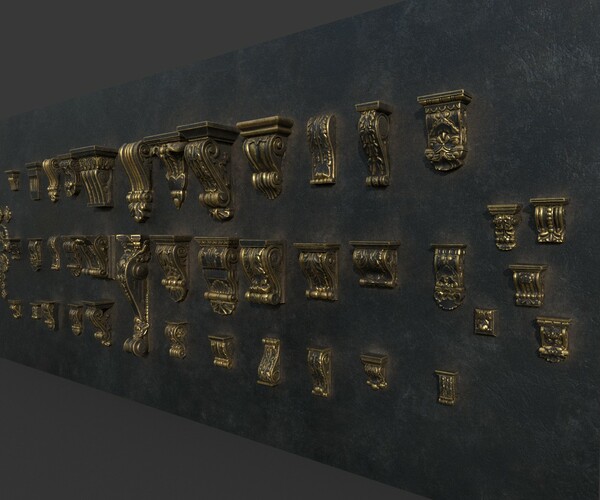 ArtStation - Collection of classic brackets | Resources