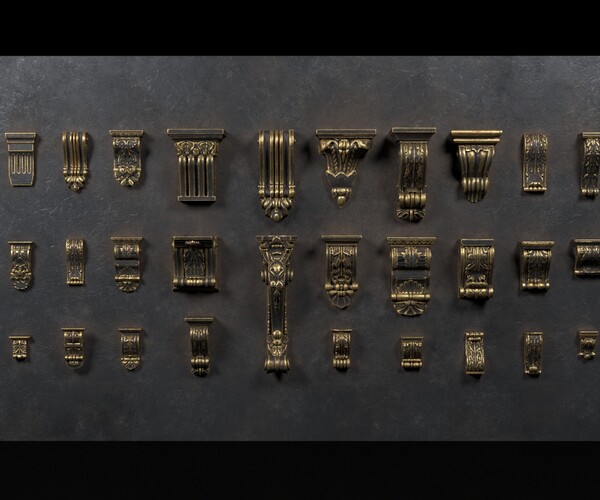 ArtStation - Collection of classic brackets | Resources