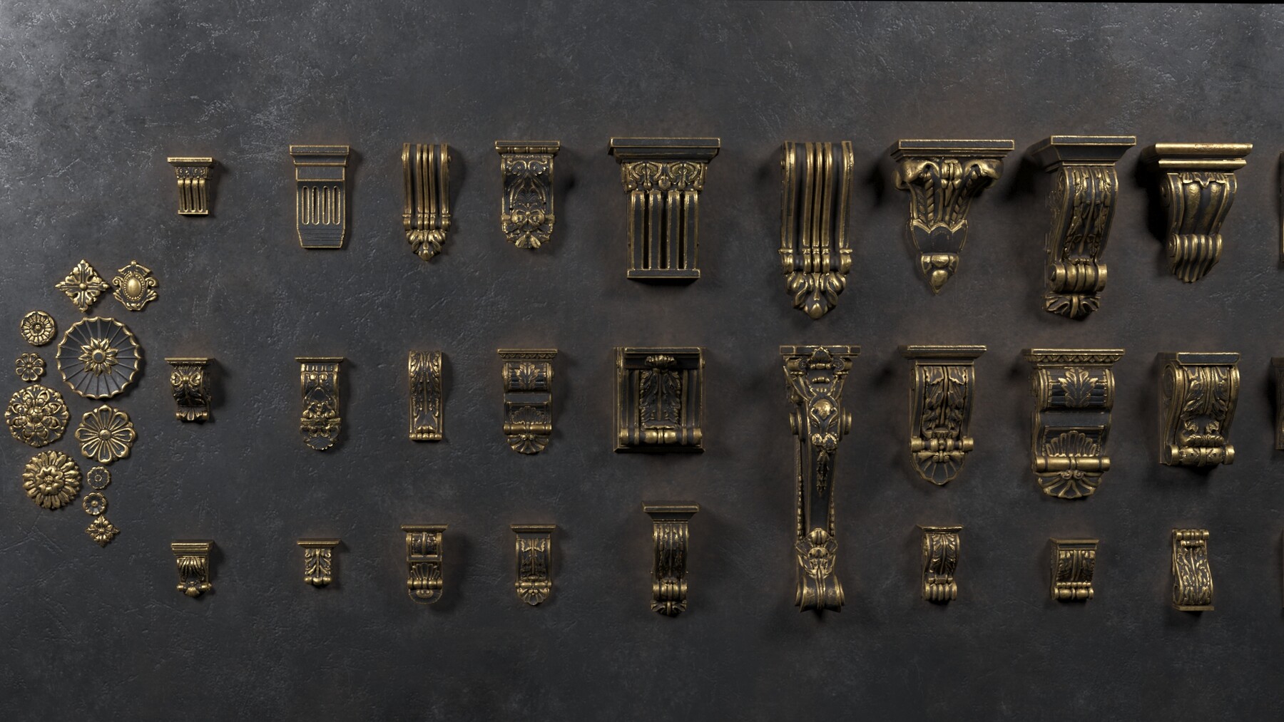 ArtStation - Collection of classic brackets | Resources