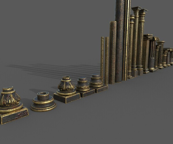 ArtStation - Classic columns | Resources