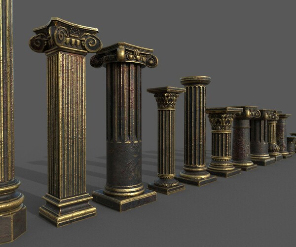 ArtStation - Classic columns | Resources