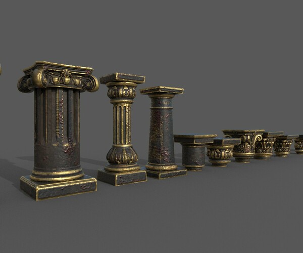 ArtStation - Classic columns | Resources