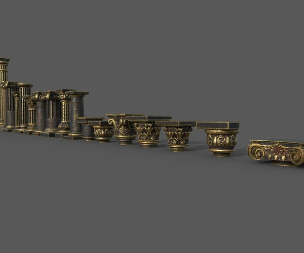 ArtStation - Classic columns | Resources