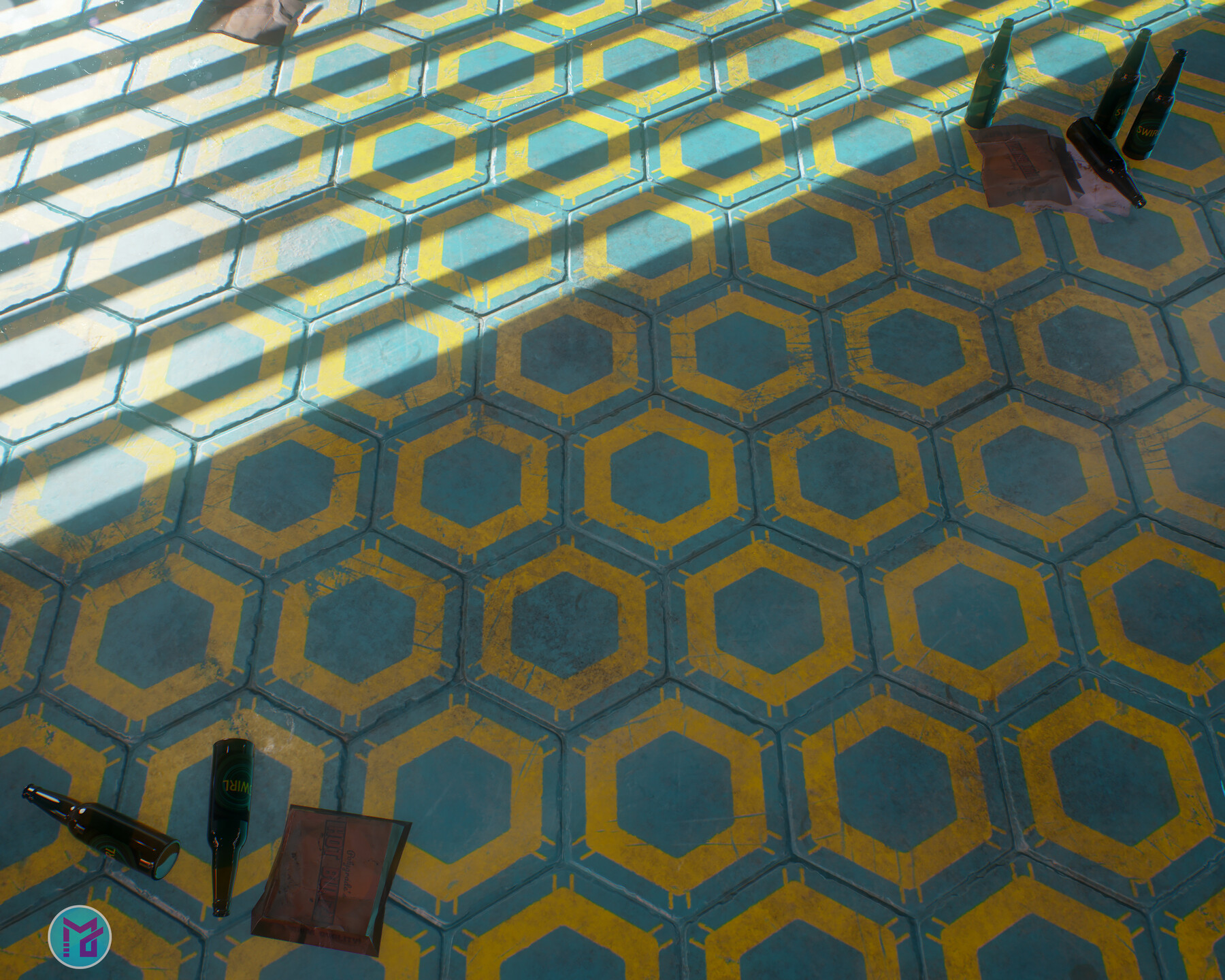 ArtStation - Cyberpunk hex tile generator | Game Assets