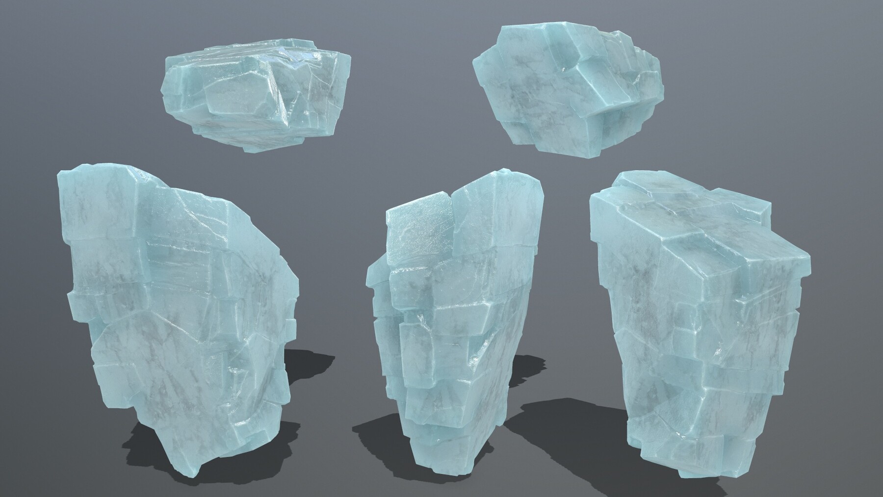 ArtStation - ice set | Game Assets