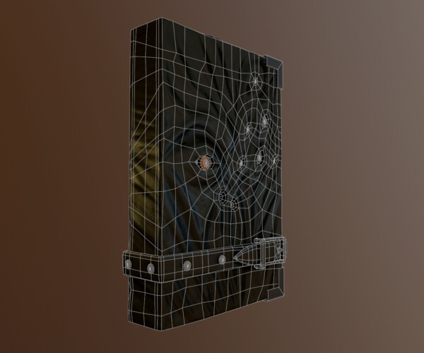 ArtStation - Low-Poly 3D Animated Model Evil Book | Game Assets