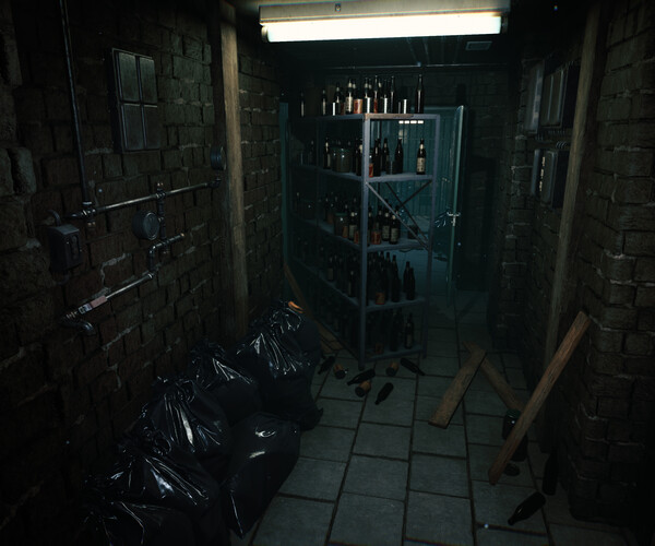 ArtStation - Horror Corridor - Asset Pack UE4/UE5 | Game Assets