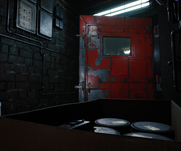 ArtStation - Horror Corridor - Asset Pack UE4/UE5 | Game Assets
