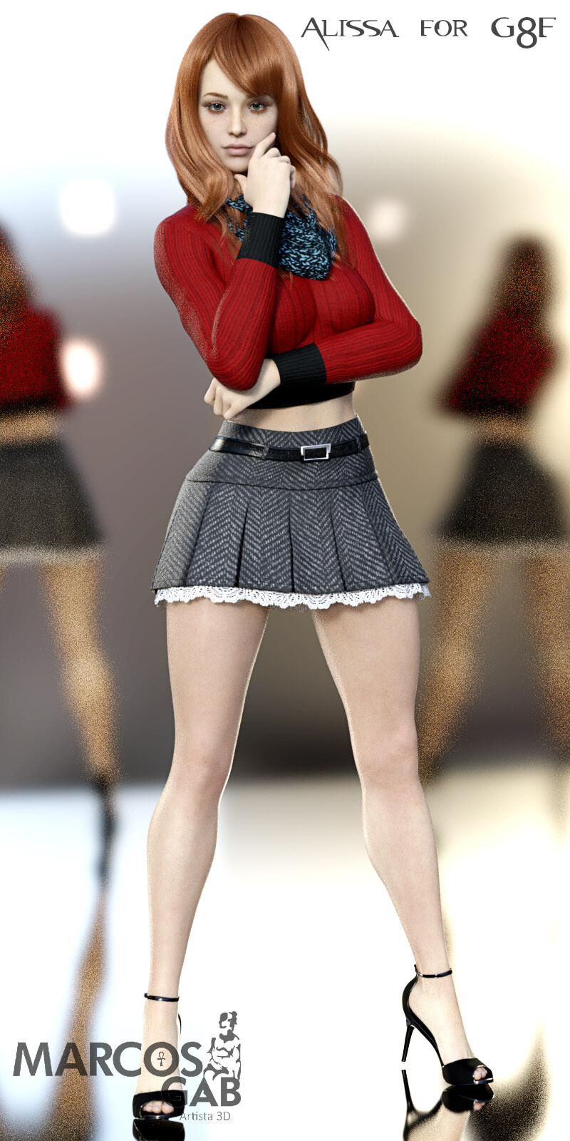 ArtStation - Alissa for Genesis 8 Female | Resources