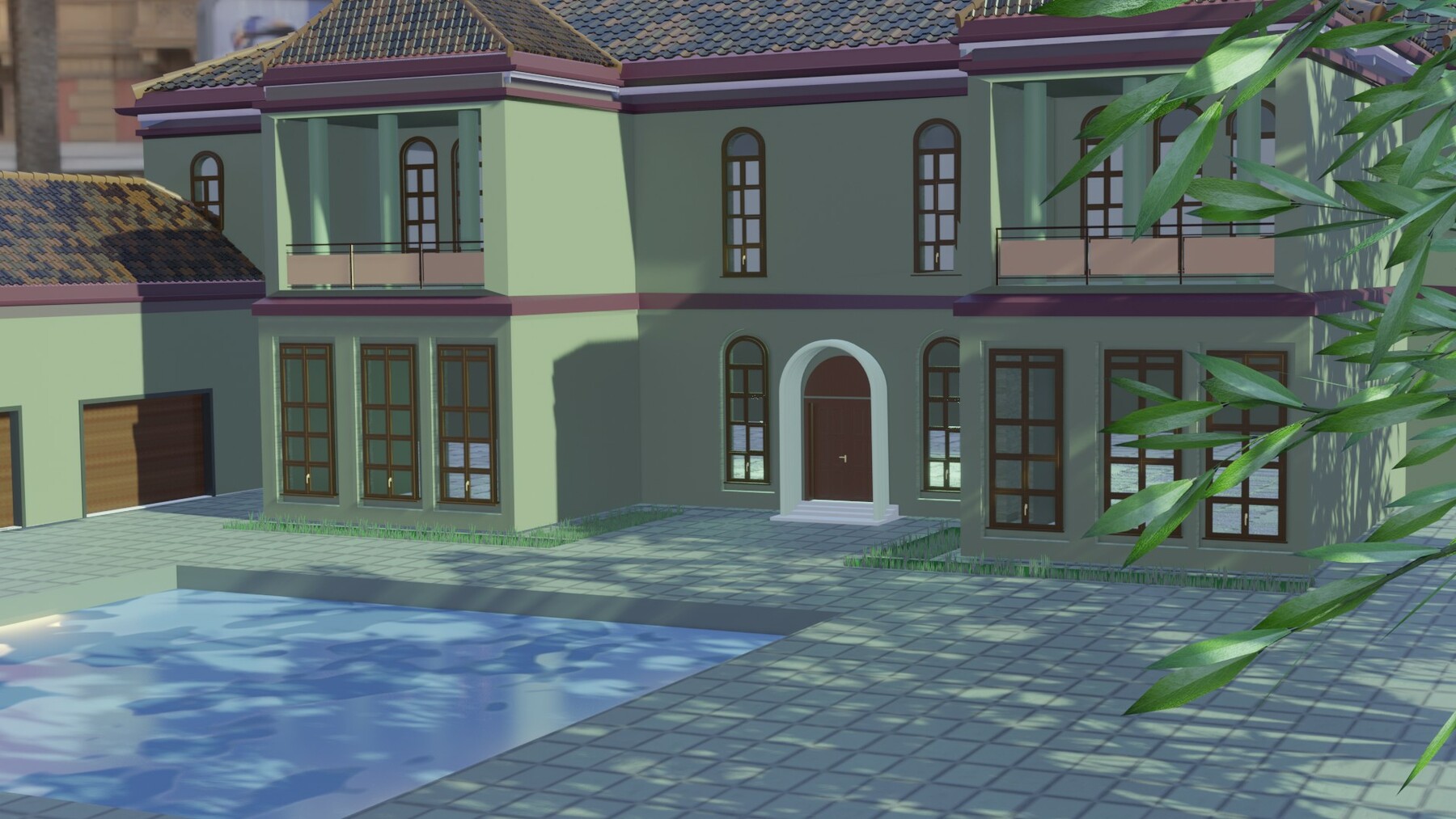 ArtStation - Residential House Exterior 3D Architectural Model | Resources