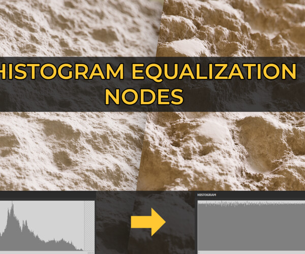 ArtStation - Histogram equalizer | 3 nodes | Substance Designer | Resources