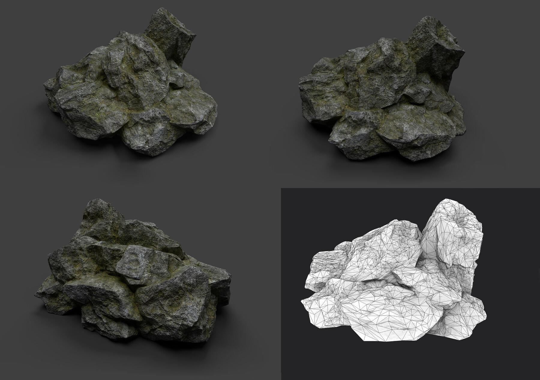 ArtStation - Rock Collection 007 | Game Assets