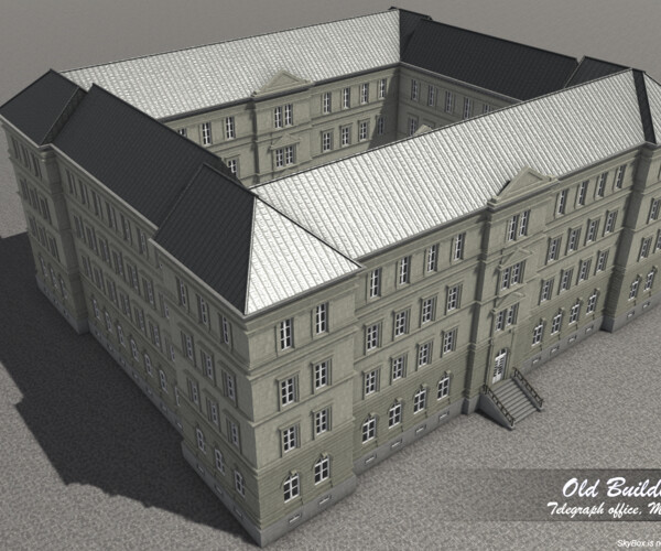 ArtStation - Telegraph office, Munich, 1884 | Resources