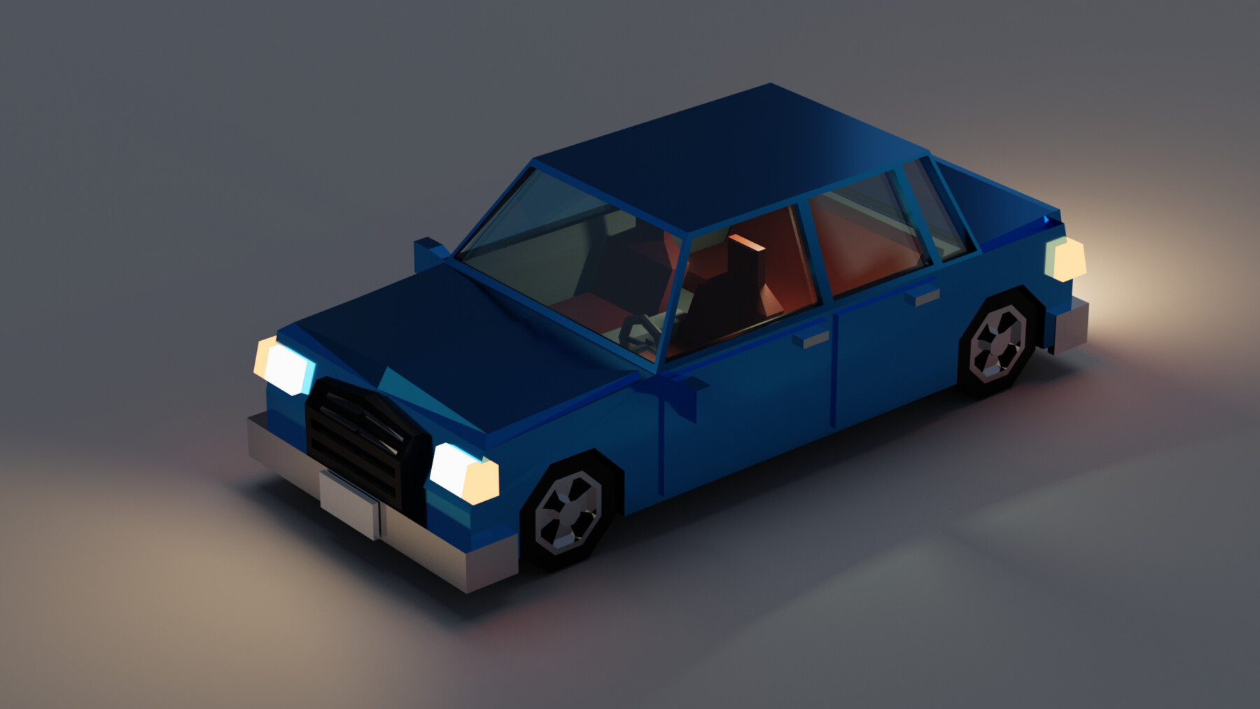 ArtStation - Stylized low polygon car is ready for the game | Game Assets