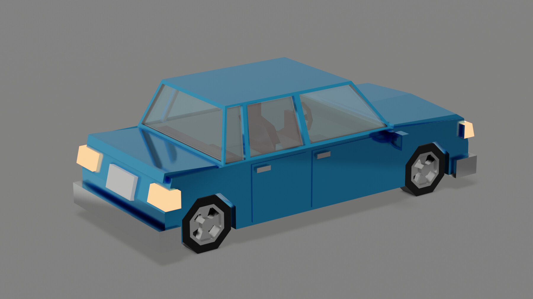ArtStation - Stylized low polygon car is ready for the game | Game Assets