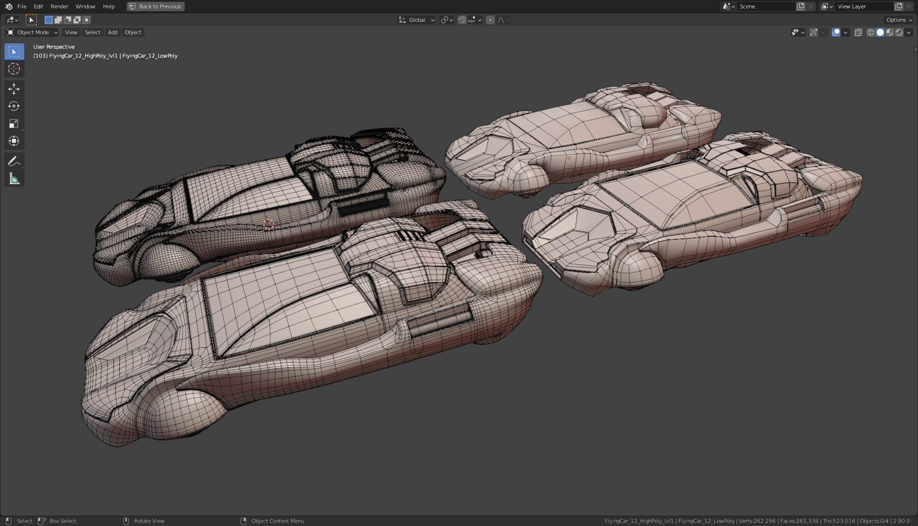 ArtStation - Futuristic-Car-Roads-City v2 | Resources