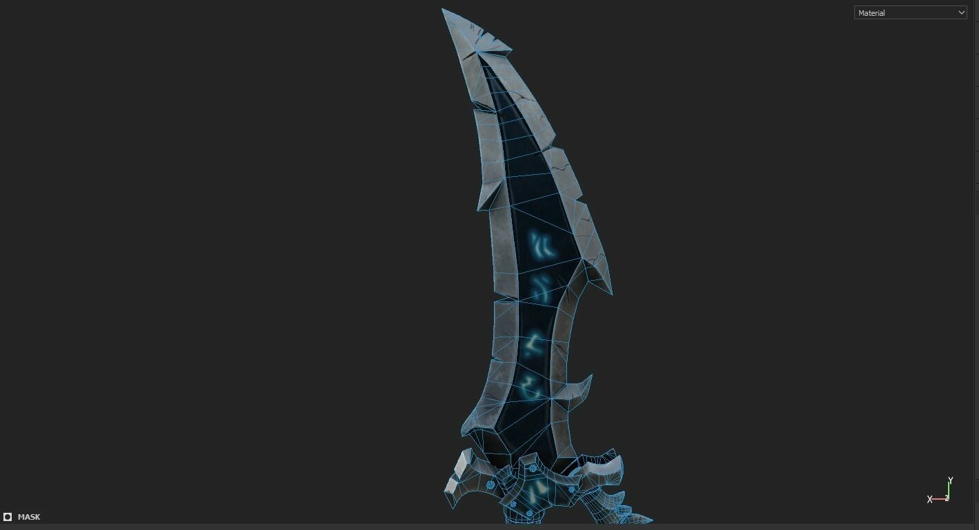 ArtStation - Magical Stylized Sword 3D Model | Game Assets