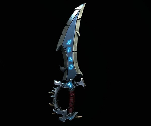 ArtStation - Magical Stylized Sword 3D Model | Game Assets