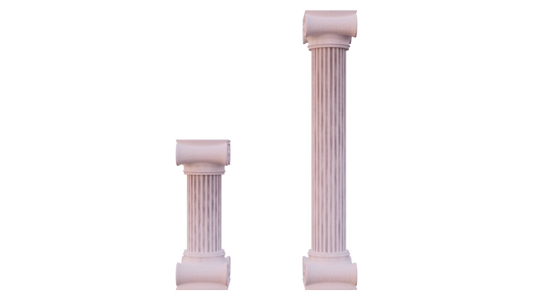 ArtStation - Greek Pillar dirty and clean 3D model | Resources