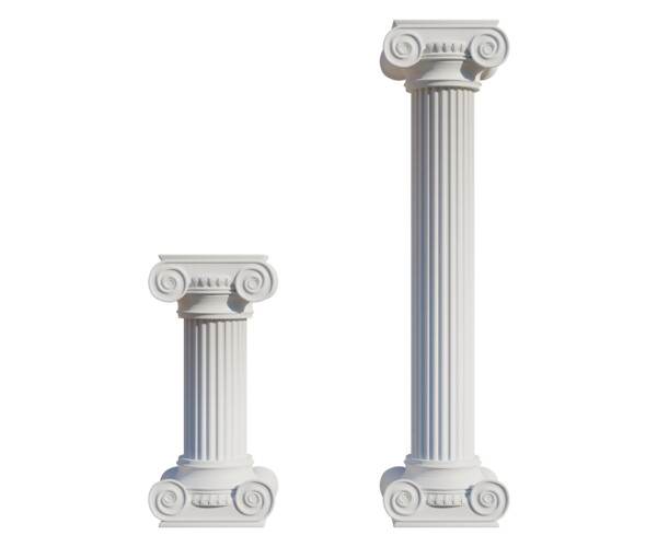 ArtStation - Greek Pillar dirty and clean 3D model | Resources