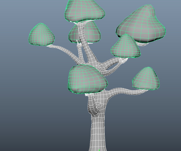 ArtStation - Stylized Mushroom Tree | Game Assets