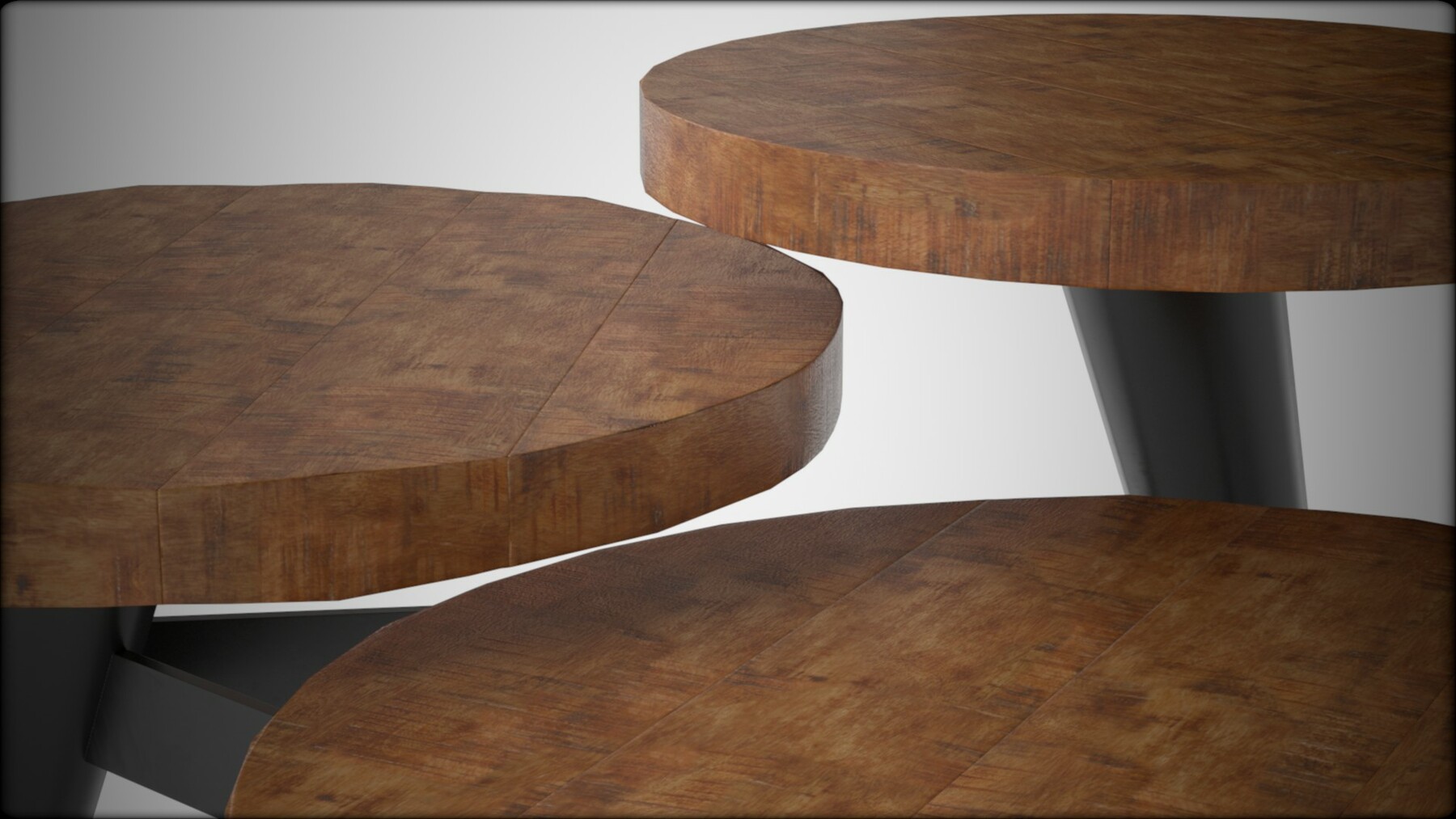 ArtStation - Multilevel Coffee Table natural wood | Resources
