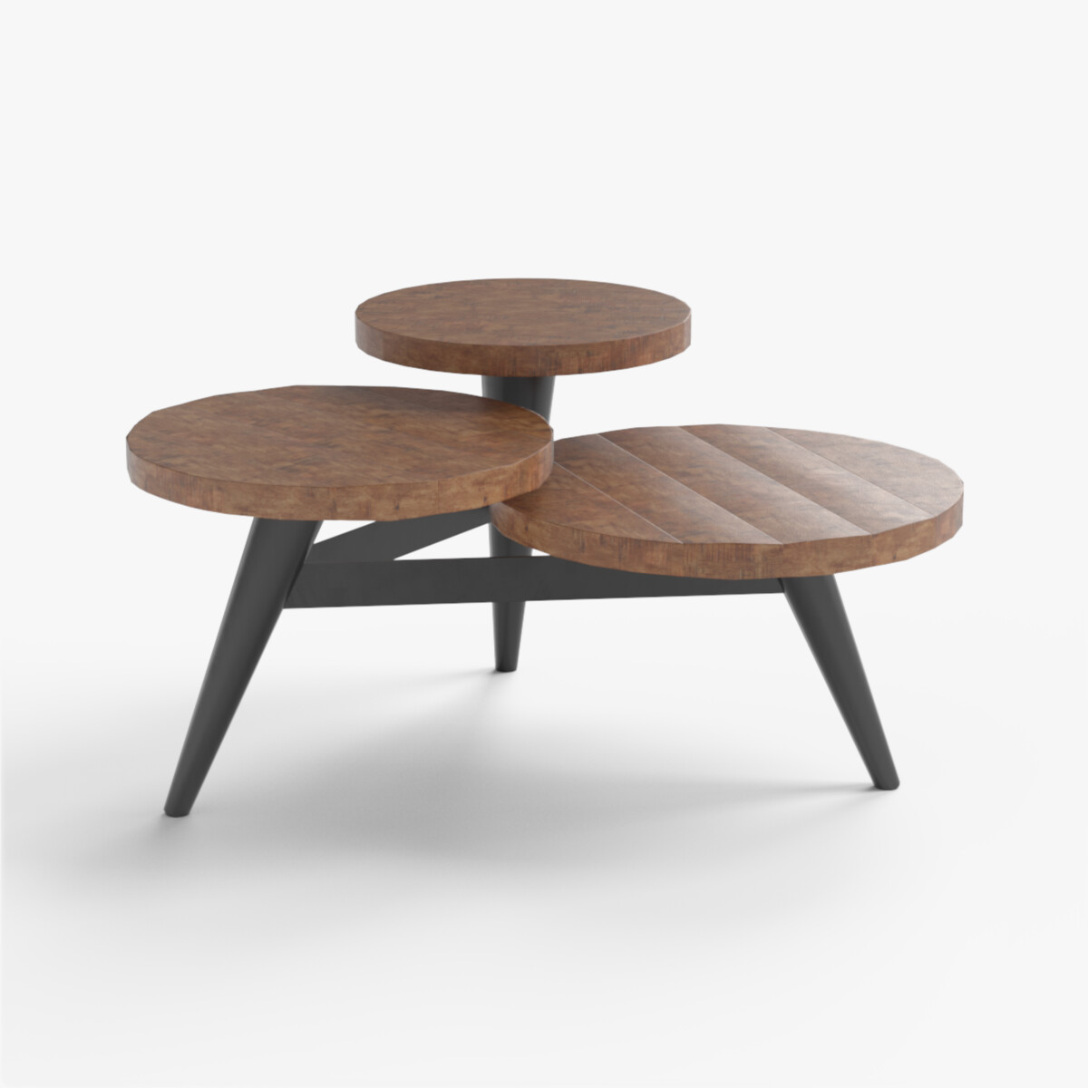 ArtStation - Multilevel Coffee Table natural wood | Resources