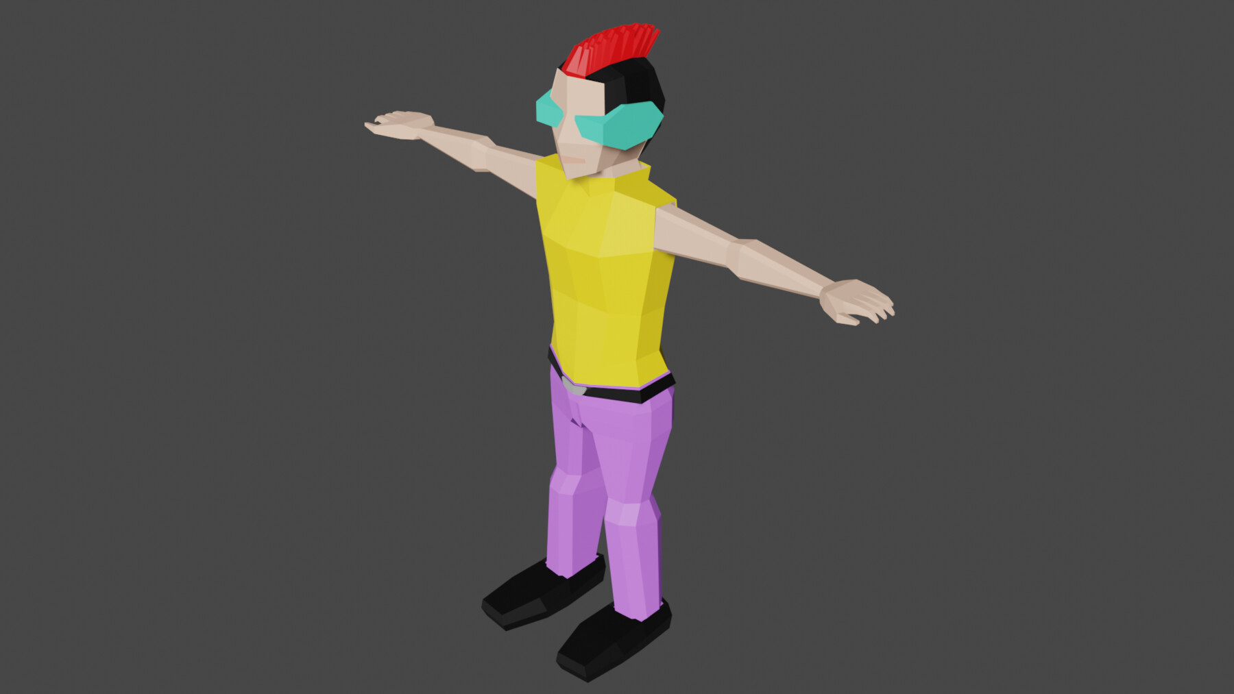 ArtStation - low poly character | Game Assets