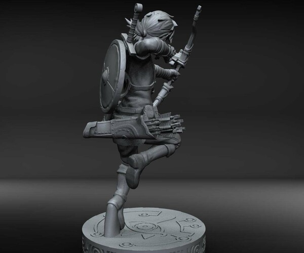 ArtStation - Link statue 25cm SLA resin print version. THE LEGEND OF ...