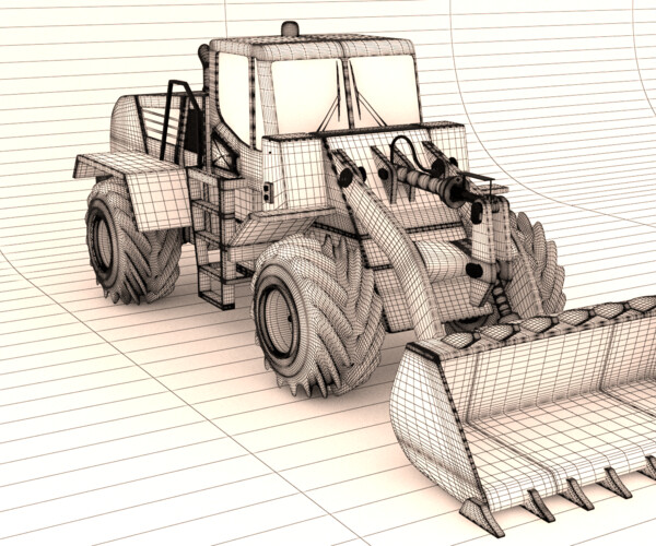ArtStation - Wheel Loader | Resources