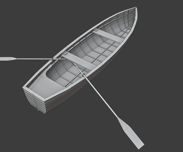 ArtStation - Rowboat | Game Assets