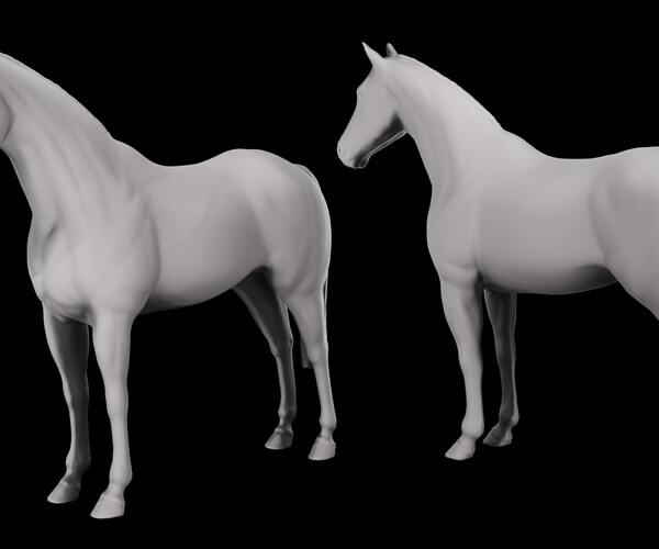 ArtStation - Horse Sculpt | Resources