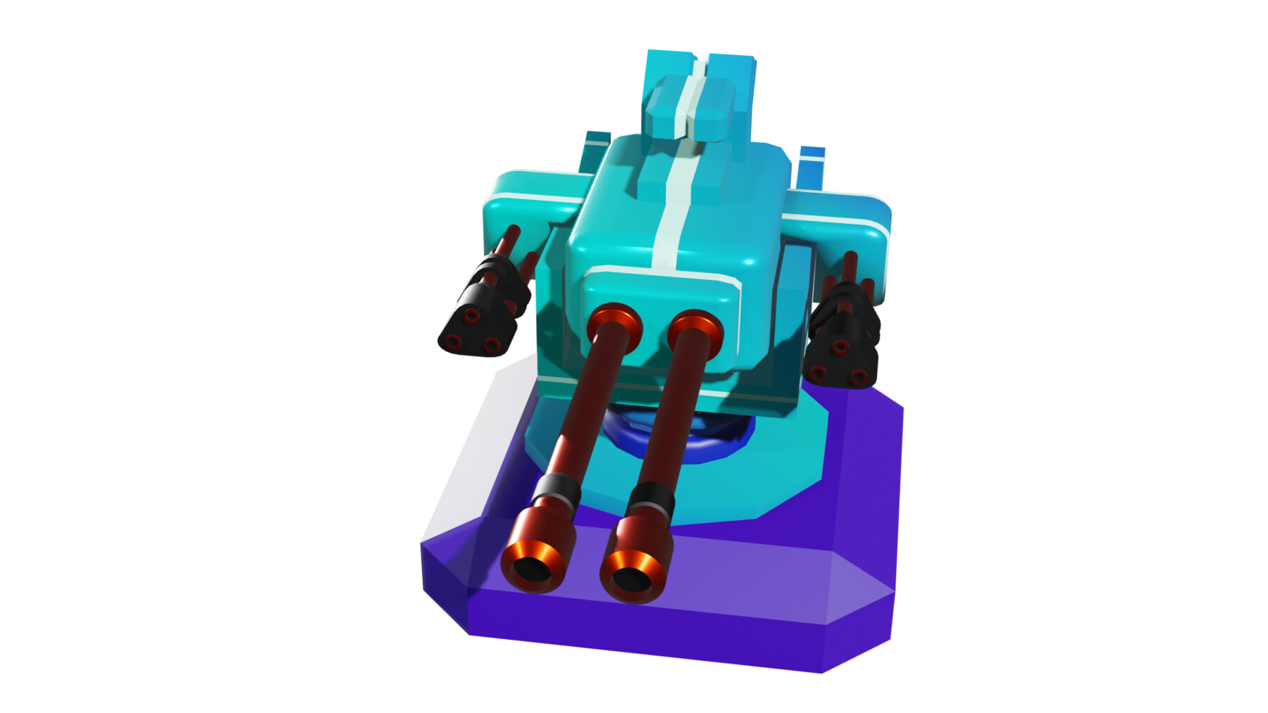 ArtStation - Great Gun Turret | Game Assets