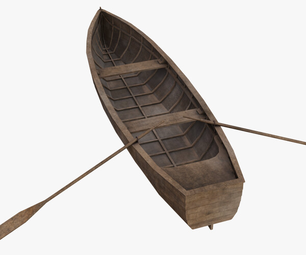 ArtStation - Old Rowboat | Game Assets