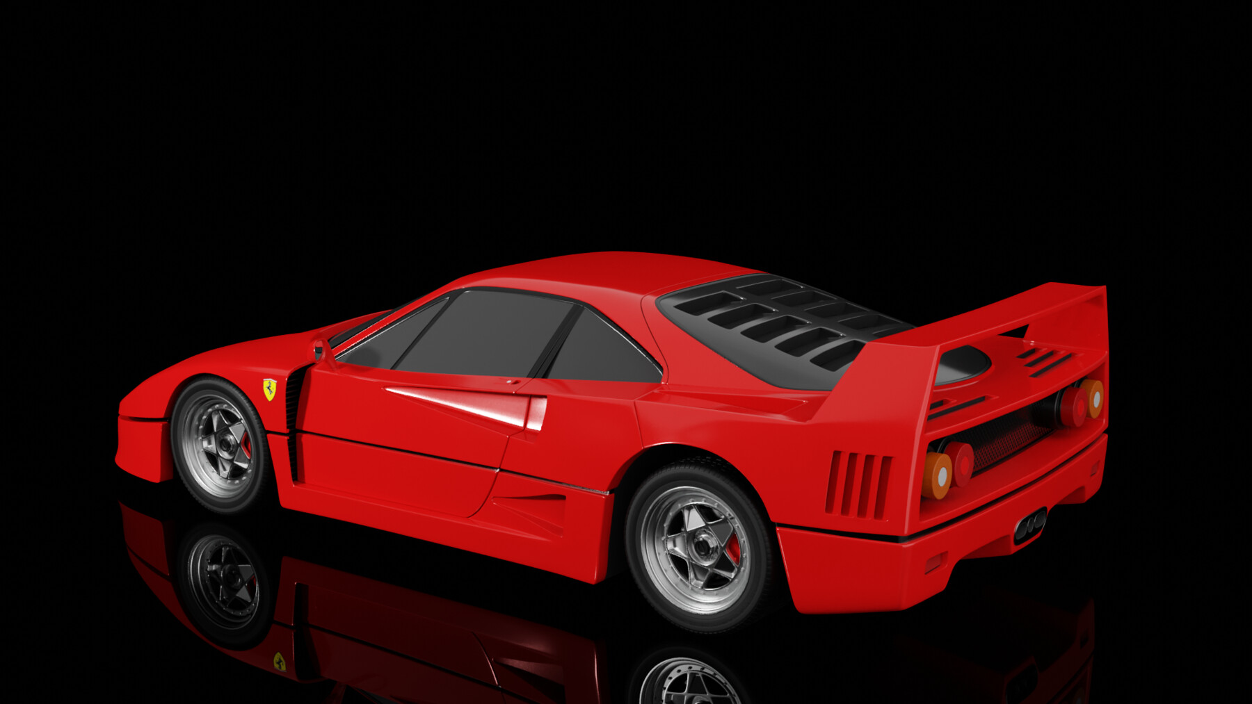 ArtStation - Ferrari F40 | Game Assets