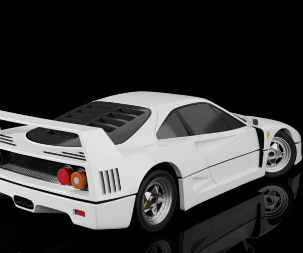 ArtStation - Ferrari F40 | Game Assets