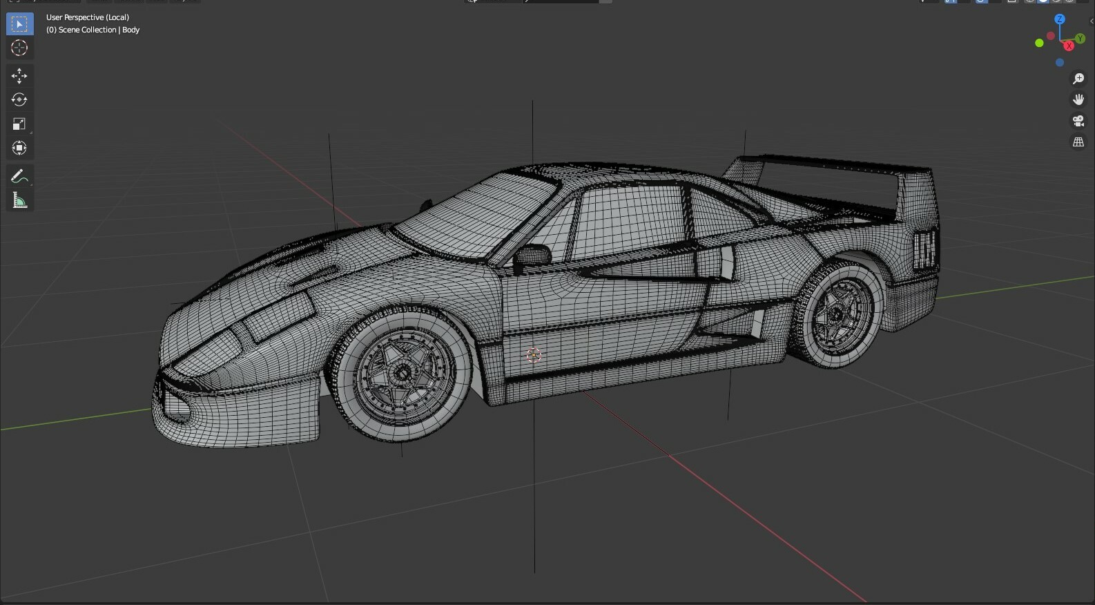 ArtStation - Ferrari F40 | Game Assets