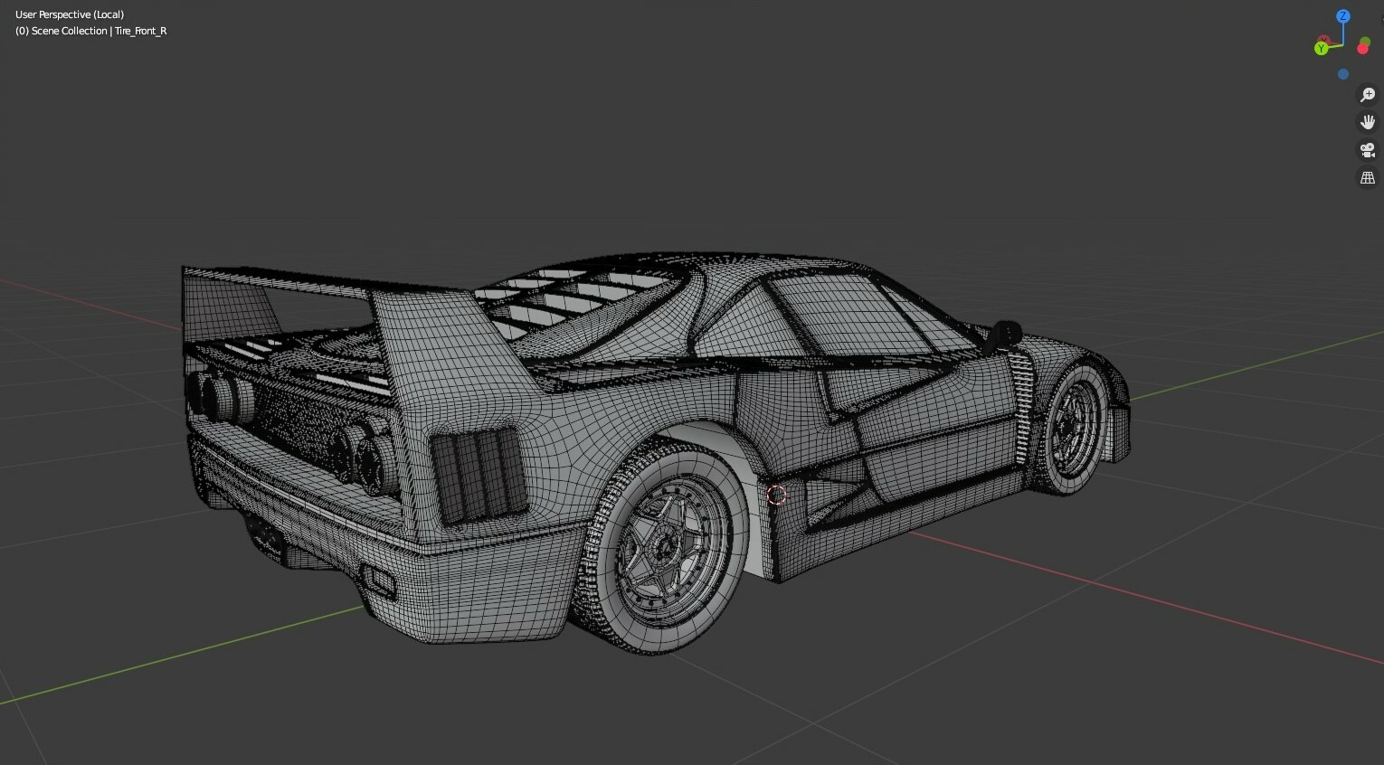 ArtStation - Ferrari F40 | Game Assets