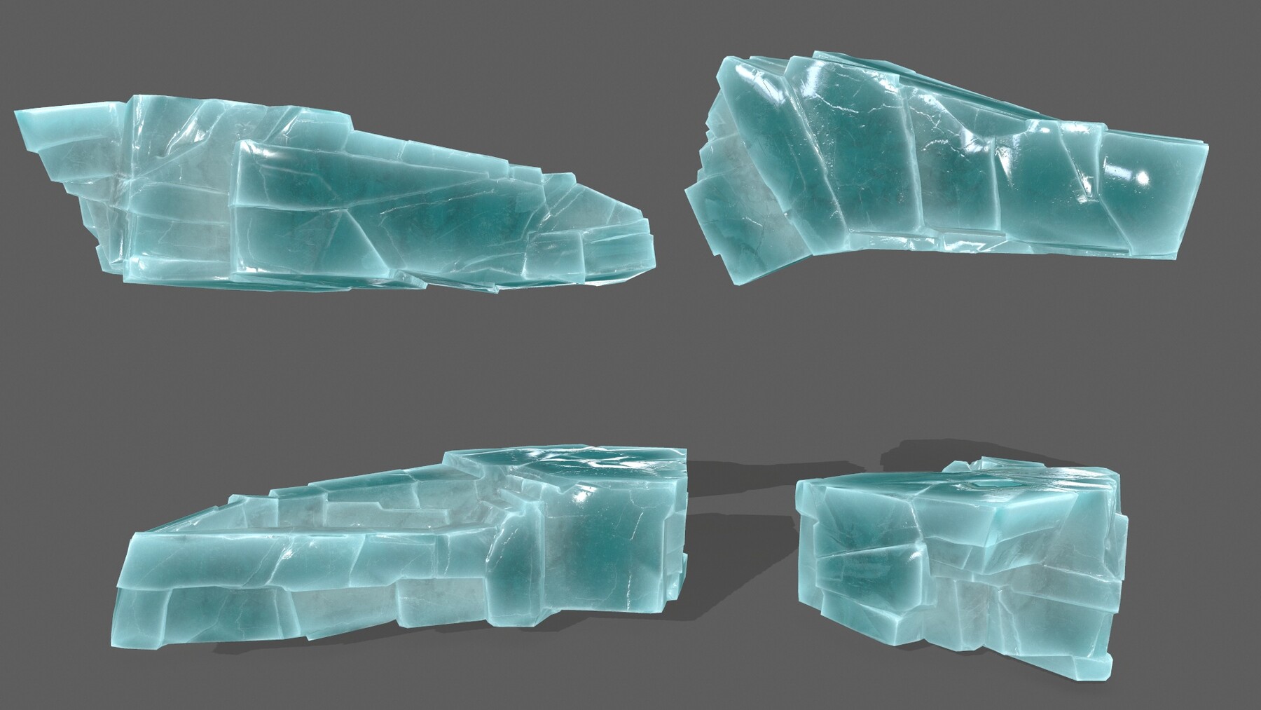 ArtStation - ice set 01 | Game Assets