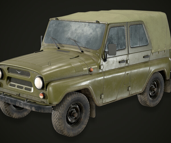 ArtStation - UAZ Hunter Game-Ready Real-Time | Game Assets