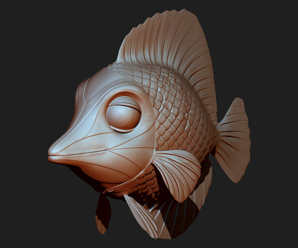 ArtStation - Fish 3d Print model | Resources